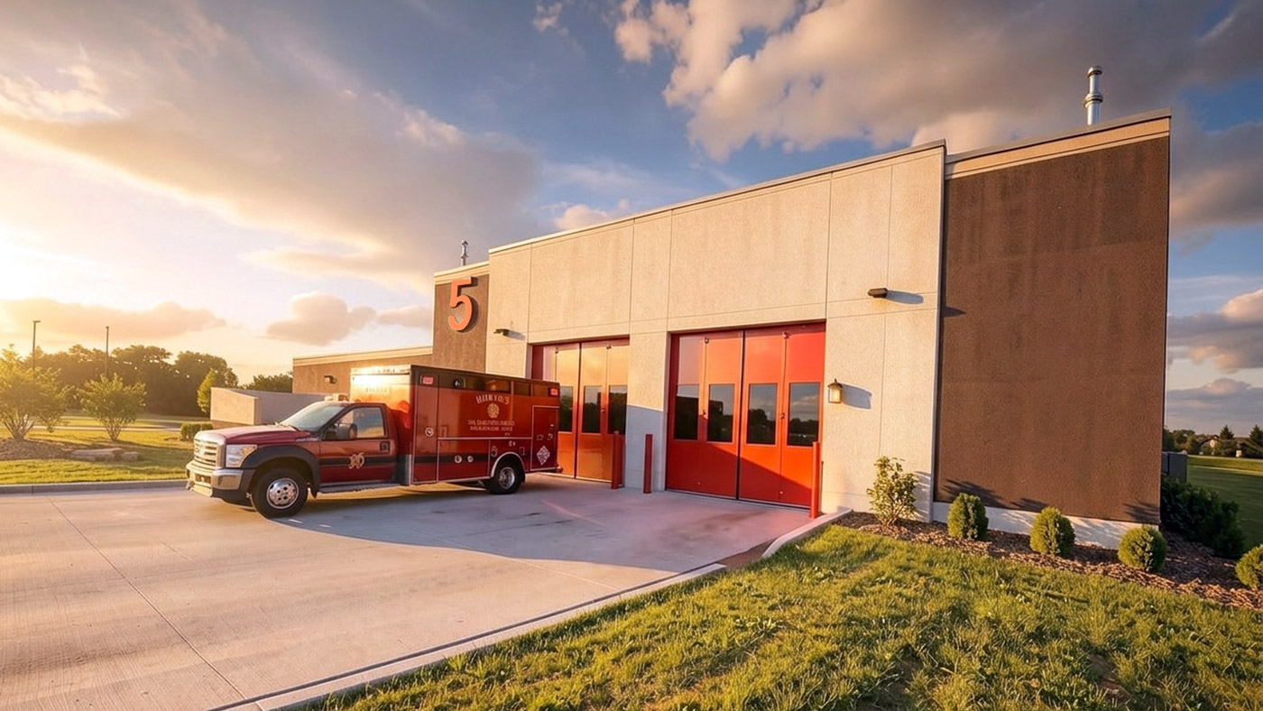 Cordogan, Clark & Associates : Municipal : Huntley Fire Station #5