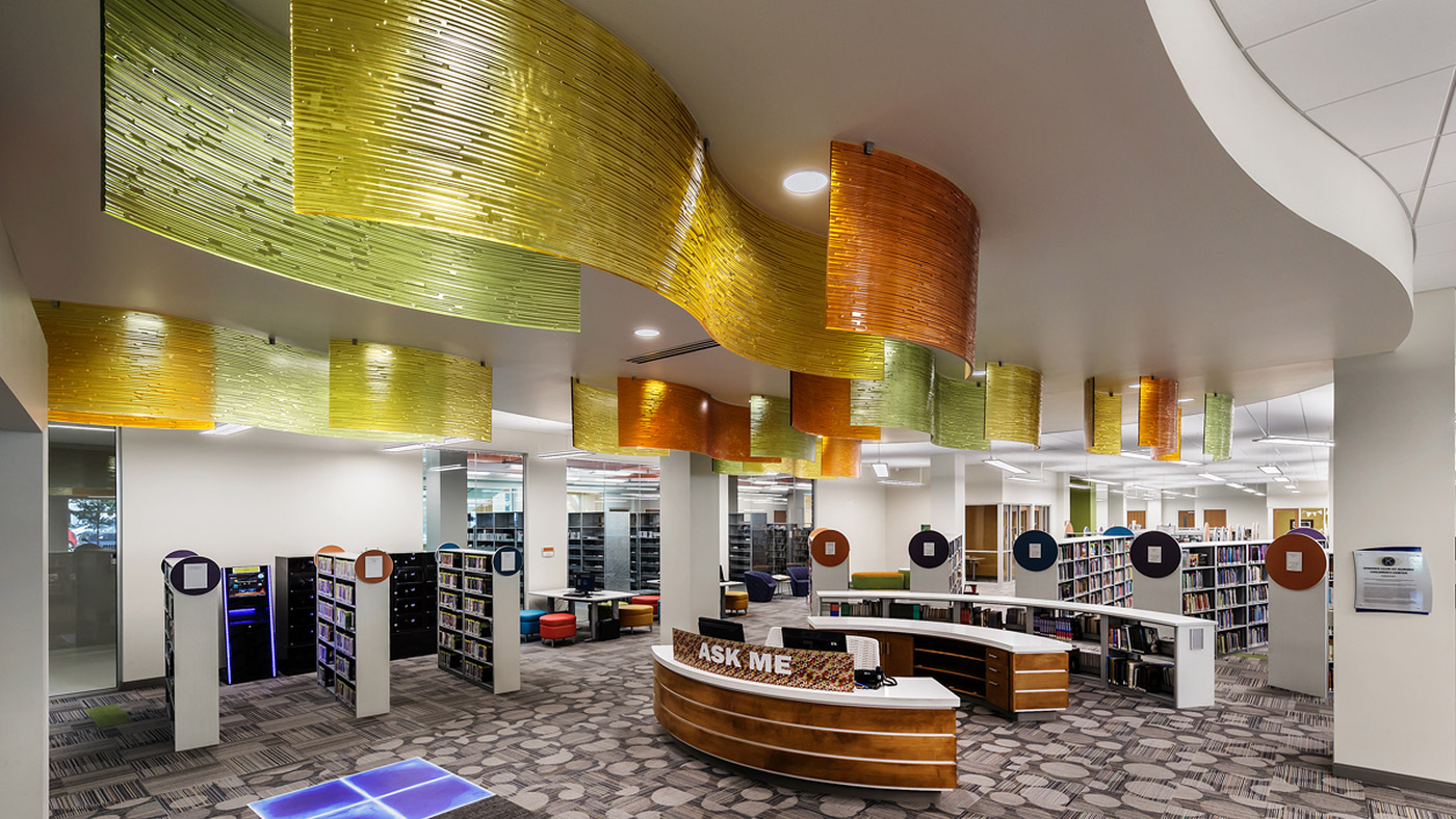 Cordogan, Clark & Associates : Civic / Cultural : Aurora Public Library
